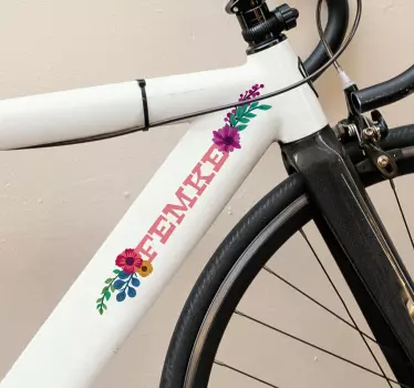 Fiets Stickers: Voor unieke decoratie! - TenStickers