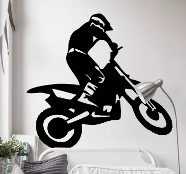 Motorcross stickers in tekening stijl - TenStickers